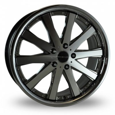 Diamond Rojam Plus Black Polished 19" Alloy Wheels - Wheelbase