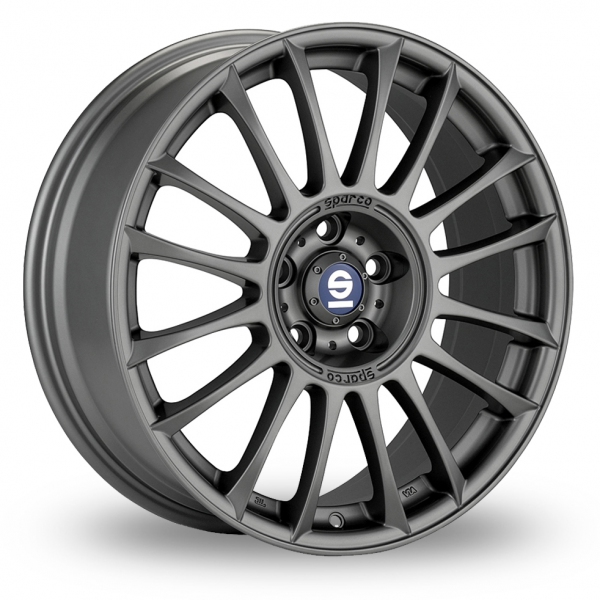 Sparco Pista 5x114 Wider Rear Matt Silver Tech 17" Wider Rear Alloy ...