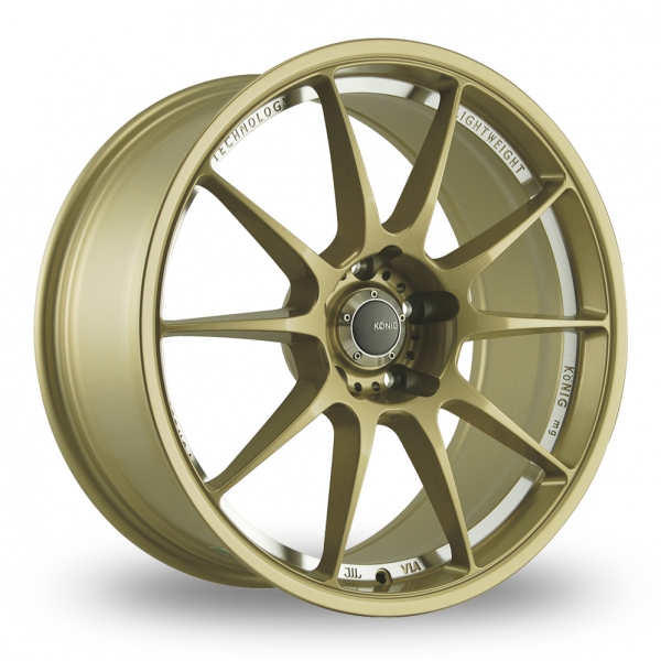 Konig Milligram (Special Offer) Gold 18" Alloy Wheels - Wheelbase