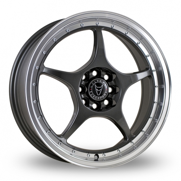 Wolfrace Olympic Gun Metal Polished 17" Alloy Wheels - Wheelbase