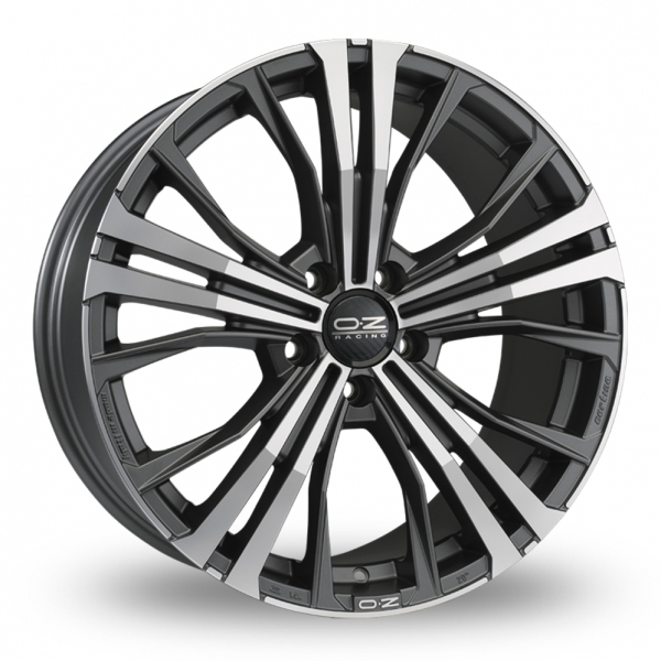OZ Racing Cortina Graphite Polished 19" Wider Rear Alloy Wheels - Wheelbase