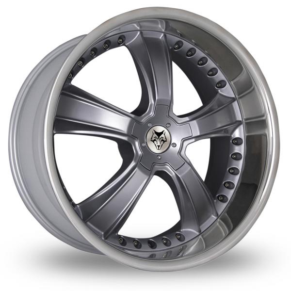 Wolfrace Wolf Design RR Gun Metal 20" Alloy Wheels - Wheelbase