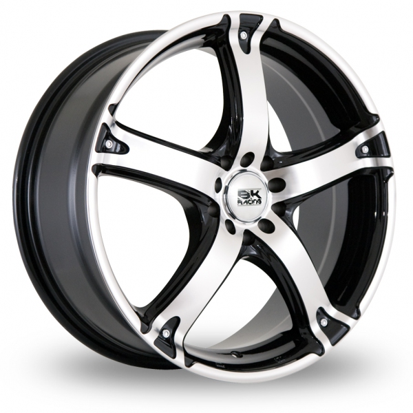 BK Racing 333 Black Polished 16" Alloy Wheels - Wheelbase
