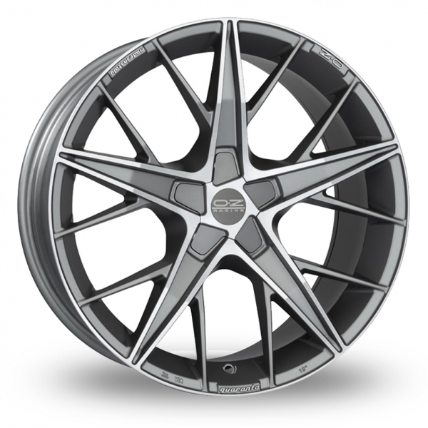 OZ Racing Quaranta Gun Metal Polished 17" Alloy Wheels - Wheelbase