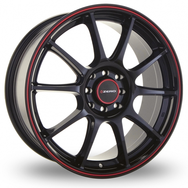 Konig Zero Black Red 18" Alloy Wheels - Wheelbase
