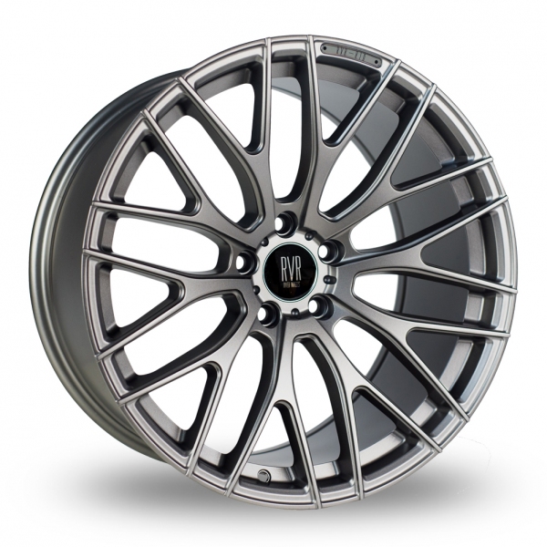 River R-10 Matt Gun Metal 19" Wider Rear Alloy Wheels - Wheelbase